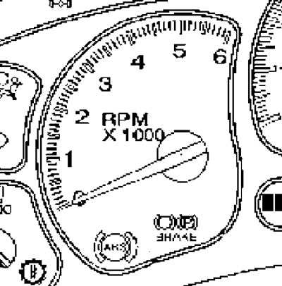 Tachometer (engine speed indicator) (Chevrolet Tahoe 2 and 3 2000-2014 ...